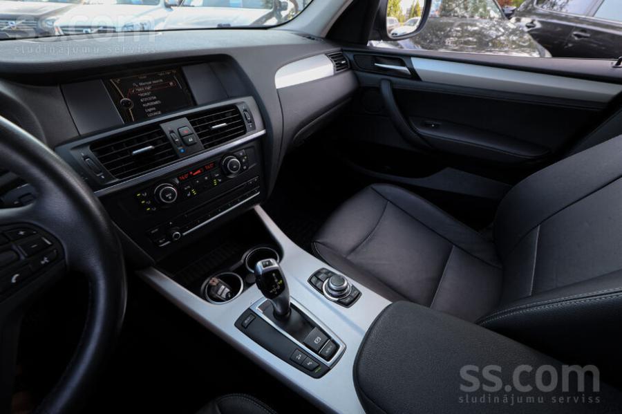 Melns BMW X3 2011 Jelgava, ar dzinēja tilpumu 2.00 L un nobraukumu 0 tūkst. km par 10500 €, foto 21 vietnē AUTOMOTO.COM.LV