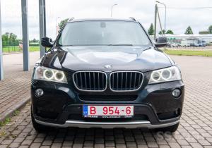 Black BMW X3 2011 in Cesis, with an engine capacity of 2.00 L and mileage of 203 thousand km for 10650 €, photo  on AUTOMOTO.COM.LV