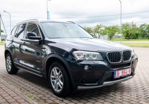 Black BMW X3 2011 in Cesis, with an engine capacity of 2.00 L and mileage of 203 thousand km for 10650 €, photo 8 on AUTOMOTO.COM.LV