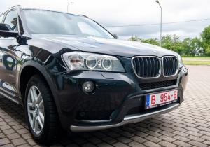 Black BMW X3 2011 in Cesis, with an engine capacity of 2.00 L and mileage of 203 thousand km for 10650 €, photo 9 on AUTOMOTO.COM.LV