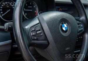 Black BMW X3 2011 in Cesis, with an engine capacity of 2.00 L and mileage of 203 thousand km for 10650 €, photo 15 on AUTOMOTO.COM.LV