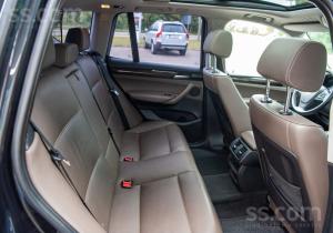 Black BMW X3 2011 in Cesis, with an engine capacity of 2.00 L and mileage of 203 thousand km for 10650 €, photo 24 on AUTOMOTO.COM.LV