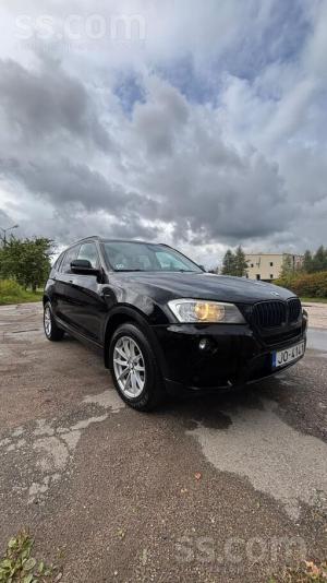 Melns BMW X3 2011 Cēsis, ar dzinēja tilpumu 2.00 L un nobraukumu 360 tūkst. km par 5900 €, foto  vietnē AUTOMOTO.COM.LV