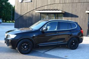 Black BMW X3 2011 in Siauliai, with an engine capacity of 2.99 L and mileage of 350 thousand km for 8500 €, photo 3 on AUTOMOTO.COM.LV
