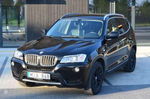 Black BMW X3 2011 in Siauliai, with an engine capacity of 2.99 L and mileage of 350 thousand km for 8500 €, photo 5 on AUTOMOTO.COM.LV