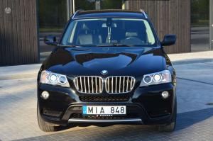 Black BMW X3 2011 in Siauliai, with an engine capacity of 2.99 L and mileage of 350 thousand km for 8500 €, photo 6 on AUTOMOTO.COM.LV