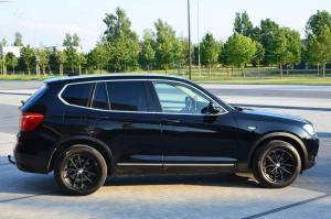 Black BMW X3 2011 in Siauliai, with an engine capacity of 2.99 L and mileage of 350 thousand km for 8500 €, photo 13 on AUTOMOTO.COM.LV
