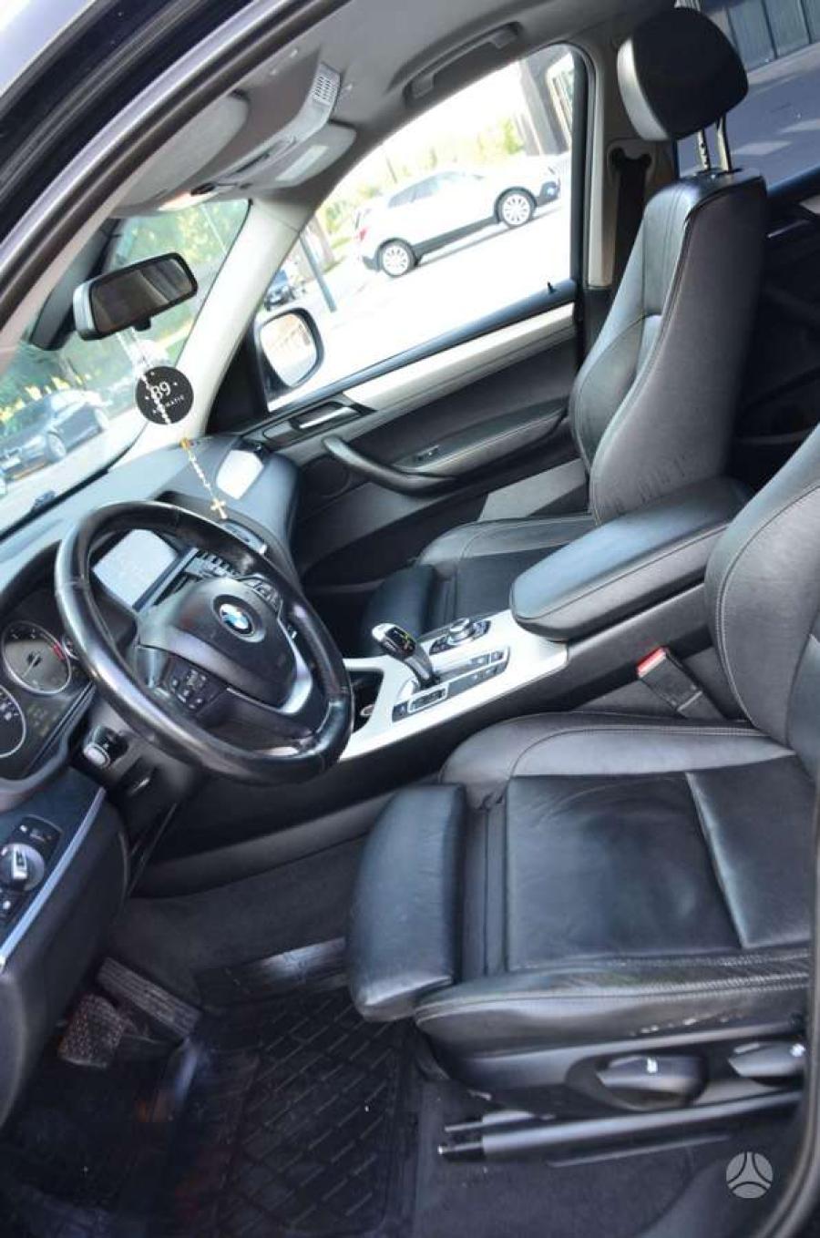 Black BMW X3 2011 in Siauliai, with an engine capacity of 2.99 L and mileage of 350 thousand km for 8500 €, photo 23 on AUTOMOTO.COM.LV