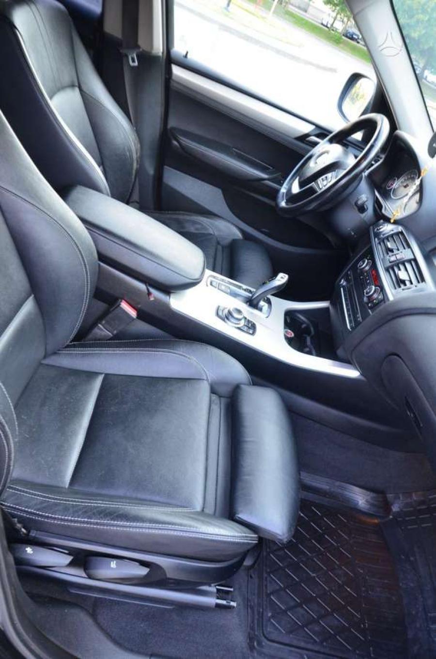 Black BMW X3 2011 in Siauliai, with an engine capacity of 2.99 L and mileage of 350 thousand km for 8500 €, photo 28 on AUTOMOTO.COM.LV