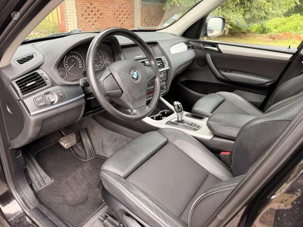 Black BMW X3 2011 in Taurage, with an engine capacity of 2.00 L and mileage of 257 thousand km for 7800 €, photo 9 on AUTOMOTO.COM.LV