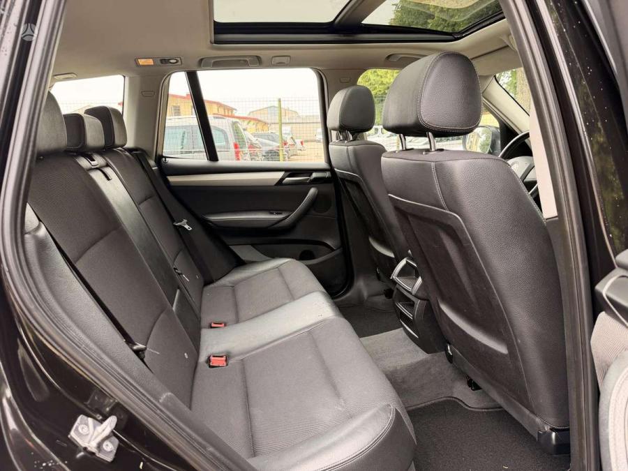 Melns BMW X3 2011 Tauragė, ar dzinēja tilpumu 2.00 L un nobraukumu 257 tūkst. km par 7800 €, foto 17 vietnē AUTOMOTO.COM.LV