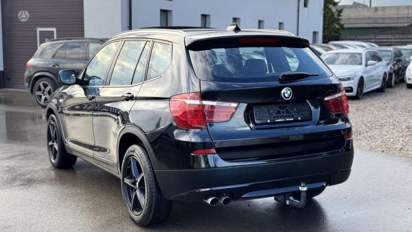 Black BMW X3 2011 in Telschi, with an engine capacity of 2.99 L and mileage of 193 thousand km for 9500 €, photo 7 on AUTOMOTO.COM.LV
