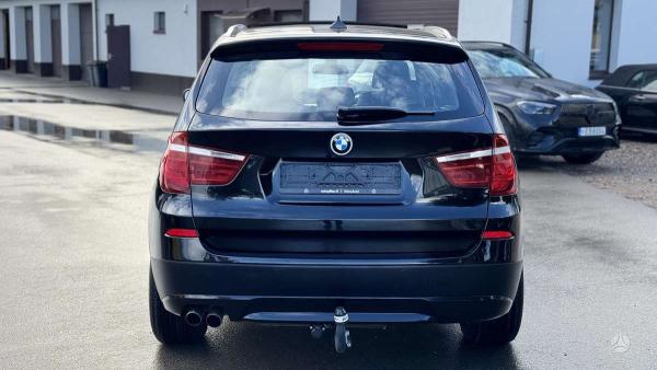 Black BMW X3 2011 in Telschi, with an engine capacity of 2.99 L and mileage of 193 thousand km for 9500 €, photo 8 on AUTOMOTO.COM.LV
