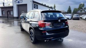 Black BMW X3 2011 in Telschi, with an engine capacity of 2.99 L and mileage of 193 thousand km for 9500 €, photo 7 on AUTOMOTO.COM.LV