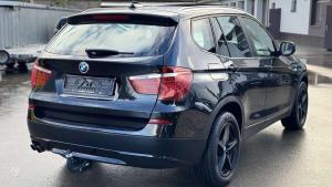 Black BMW X3 2011 in Telschi, with an engine capacity of 2.99 L and mileage of 193 thousand km for 9500 €, photo 10 on AUTOMOTO.COM.LV