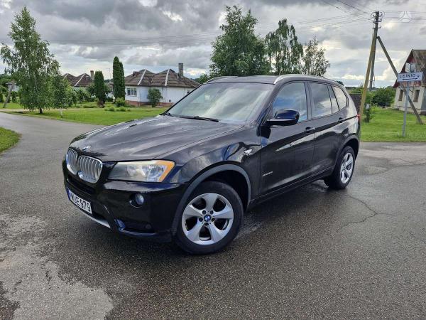 Black BMW X3 2011 in Alytus, with an engine capacity of 3.00 L and mileage of 290 thousand km for 5250 €, photo 7 on AUTOMOTO.COM.LV