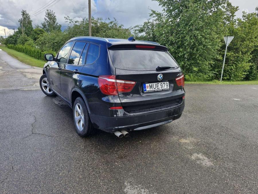 Black BMW X3 2011 in Alytus, with an engine capacity of 3.00 L and mileage of 290 thousand km for 5250 €, photo 15 on AUTOMOTO.COM.LV