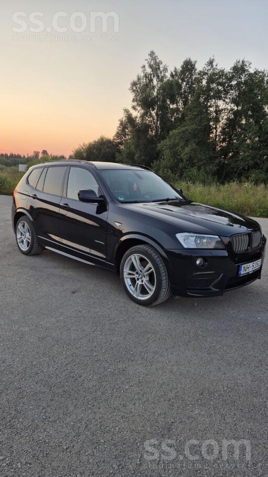 Black BMW X3 2011 in Aizkraukle, with an engine capacity of 3.00 L and mileage of 221 thousand km for 12000 €, photo 3 on AUTOMOTO.COM.LV