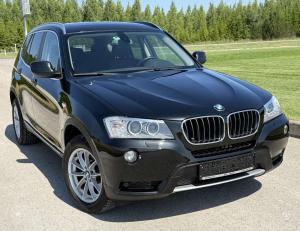 Black BMW X3 2011 in Vilnius, with an engine capacity of 2.00 L and mileage of 198 thousand km for 8900 €, photo 15 on AUTOMOTO.COM.LV