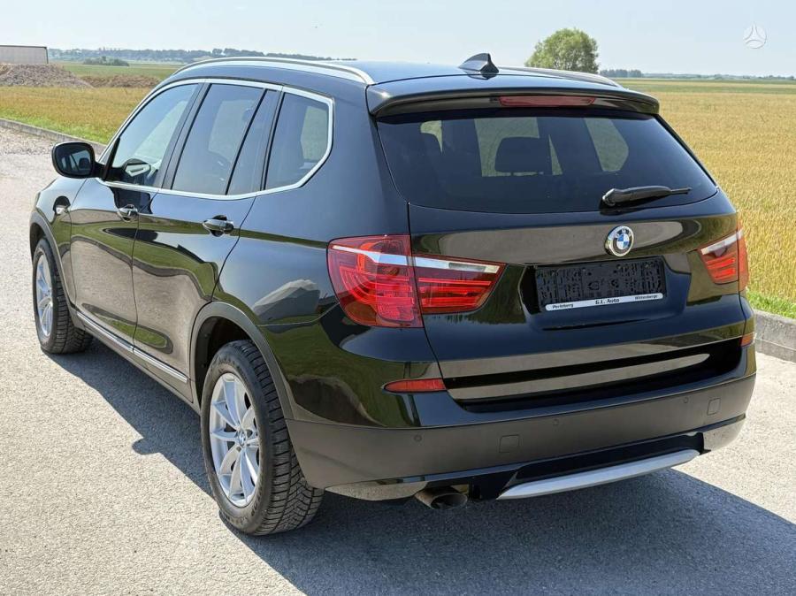 Black BMW X3 2011 in Vilnius, with an engine capacity of 2.00 L and mileage of 198 thousand km for 8900 €, photo 20 on AUTOMOTO.COM.LV