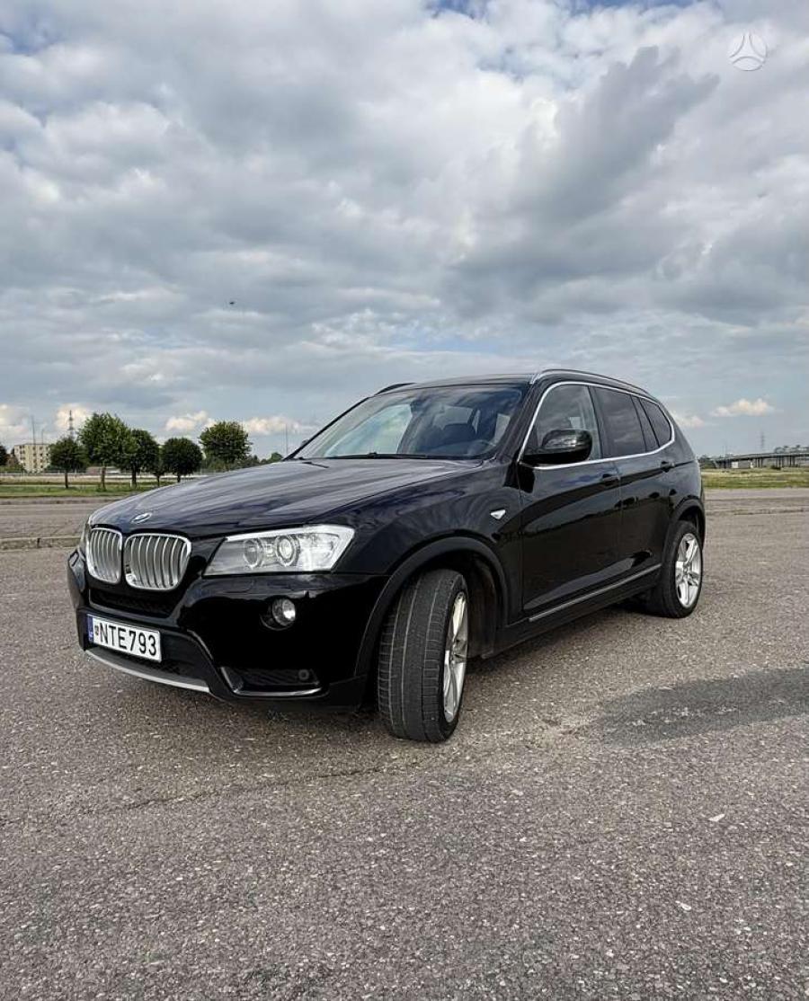Melns BMW X3 2011 Kauņa, ar dzinēja tilpumu 2.99 L un nobraukumu 311 tūkst. km par 9550 €, foto 3 vietnē AUTOMOTO.COM.LV