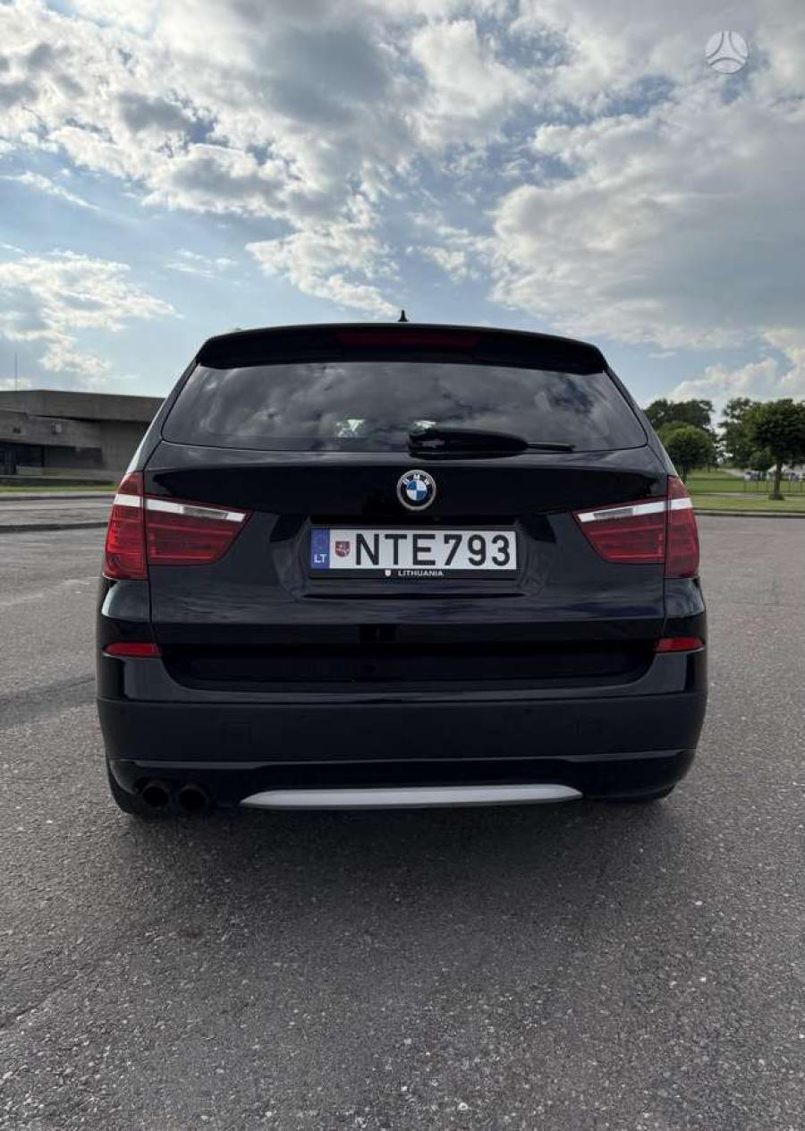 Melns BMW X3 2011 Kauņa, ar dzinēja tilpumu 2.99 L un nobraukumu 311 tūkst. km par 9550 €, foto 4 vietnē AUTOMOTO.COM.LV