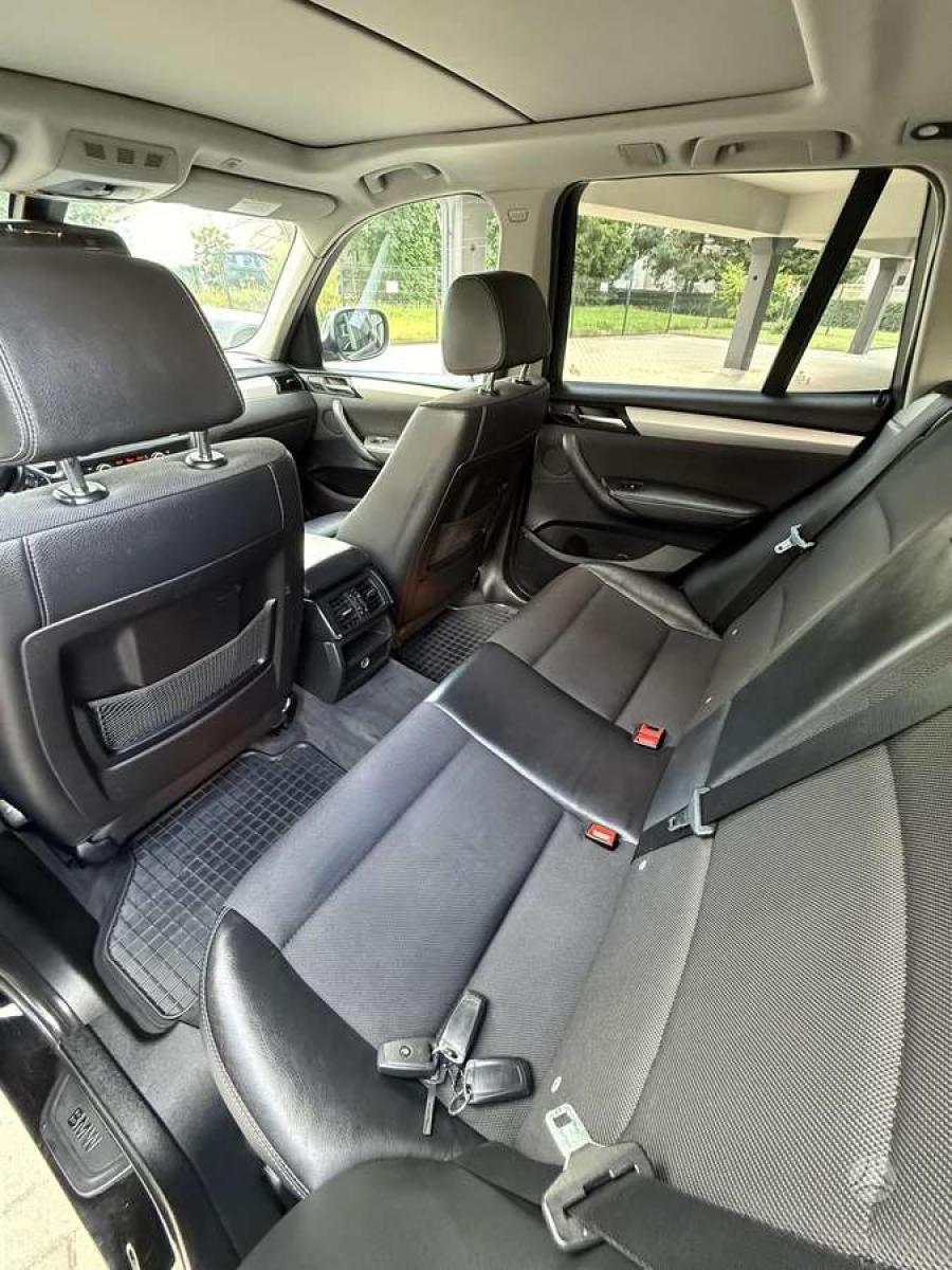Melns BMW X3 2011 Kauņa, ar dzinēja tilpumu 2.99 L un nobraukumu 311 tūkst. km par 9550 €, foto 10 vietnē AUTOMOTO.COM.LV