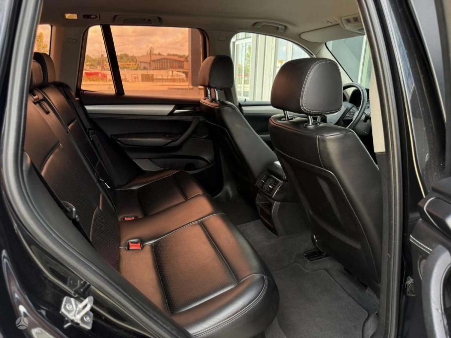Black BMW X3 2011 in Vilnius, with an engine capacity of 2.00 L and mileage of 311 thousand km for 7700 €, photo 11 on AUTOMOTO.COM.LV