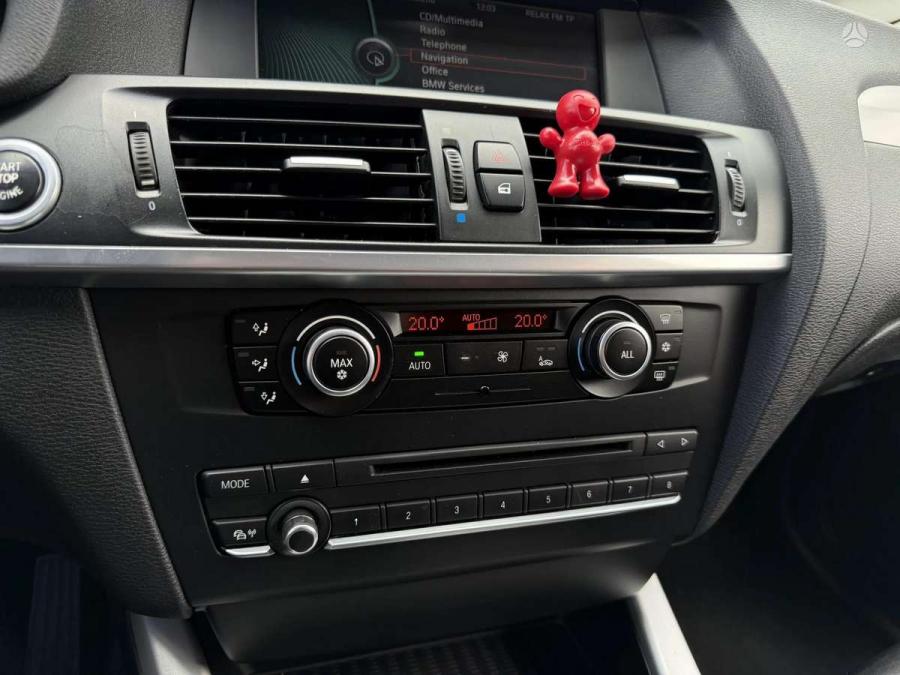 Black BMW X3 2011 in Vilnius, with an engine capacity of 2.00 L and mileage of 311 thousand km for 7700 €, photo 14 on AUTOMOTO.COM.LV