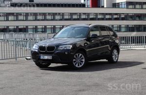 Black BMW X3 2011 in Riga, with an engine capacity of 2.00 L and mileage of 288 thousand km for 8880 €, photo 4 on AUTOMOTO.COM.LV