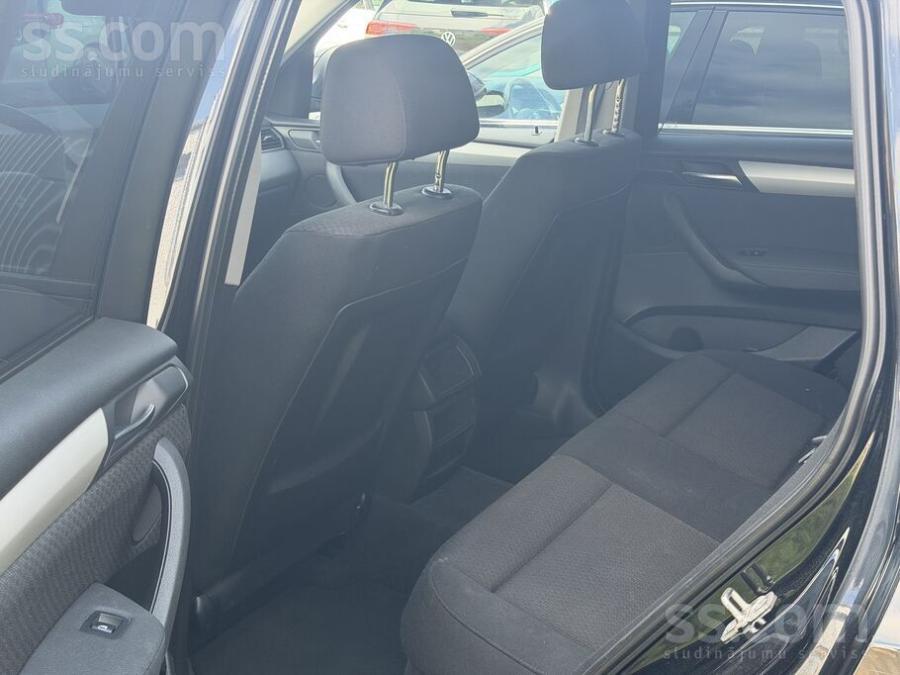 Black BMW X3 2011 in Riga, with an engine capacity of 2.00 L and mileage of 288 thousand km for 8880 €, photo 11 on AUTOMOTO.COM.LV