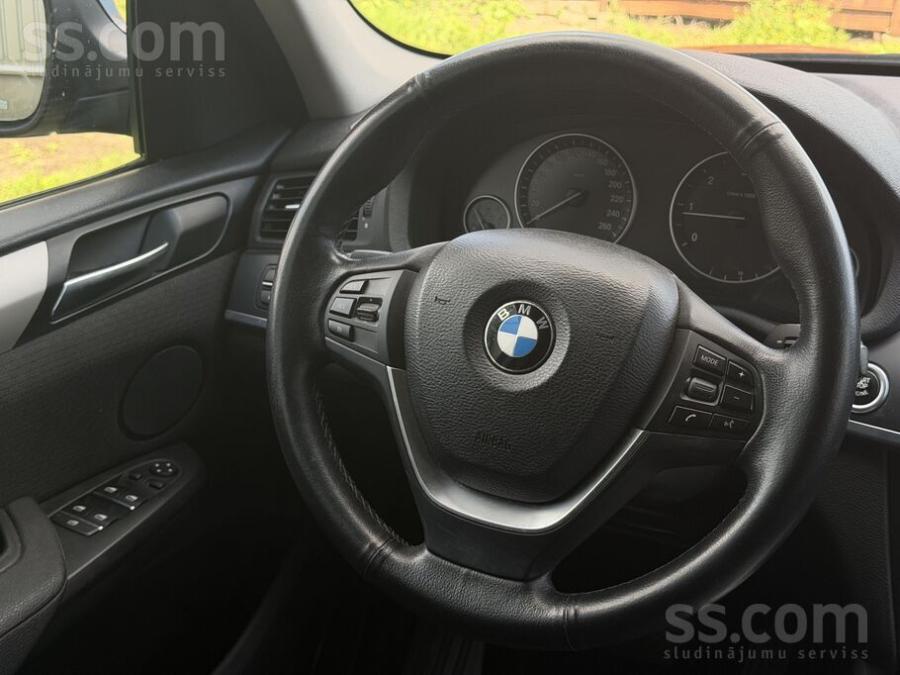 Black BMW X3 2011 in Riga, with an engine capacity of 2.00 L and mileage of 288 thousand km for 8880 €, photo 16 on AUTOMOTO.COM.LV