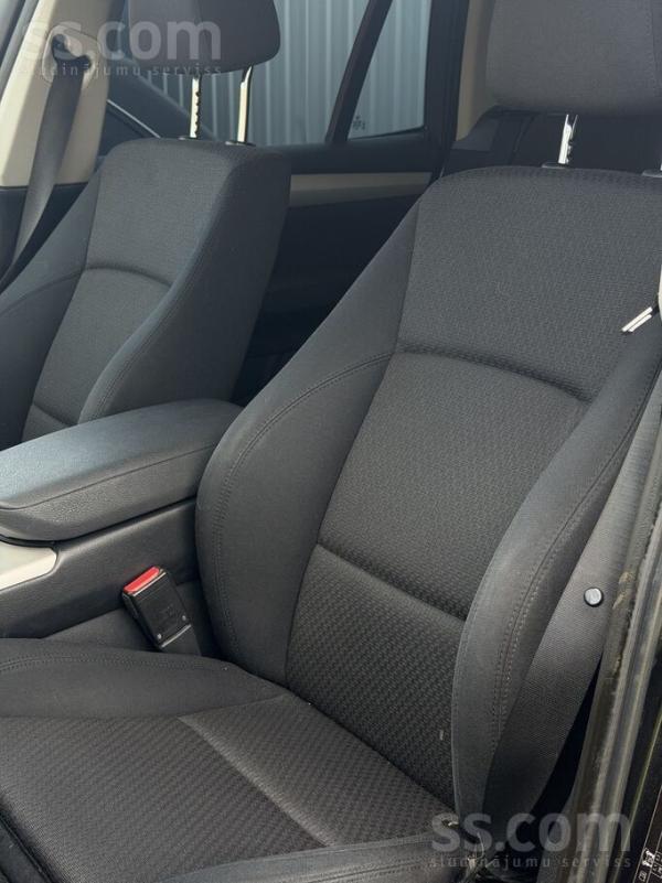 Melns BMW X3 2011 Rīga, ar dzinēja tilpumu 2.00 L un nobraukumu 288 tūkst. km par 8880 €, foto 9 vietnē AUTOMOTO.COM.LV