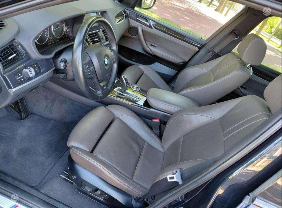 Melns BMW X3 2011 Vilkaviškis, ar dzinēja tilpumu 2.99 L un nobraukumu 198 tūkst. km par 9800 €, foto 18 vietnē AUTOMOTO.COM.LV