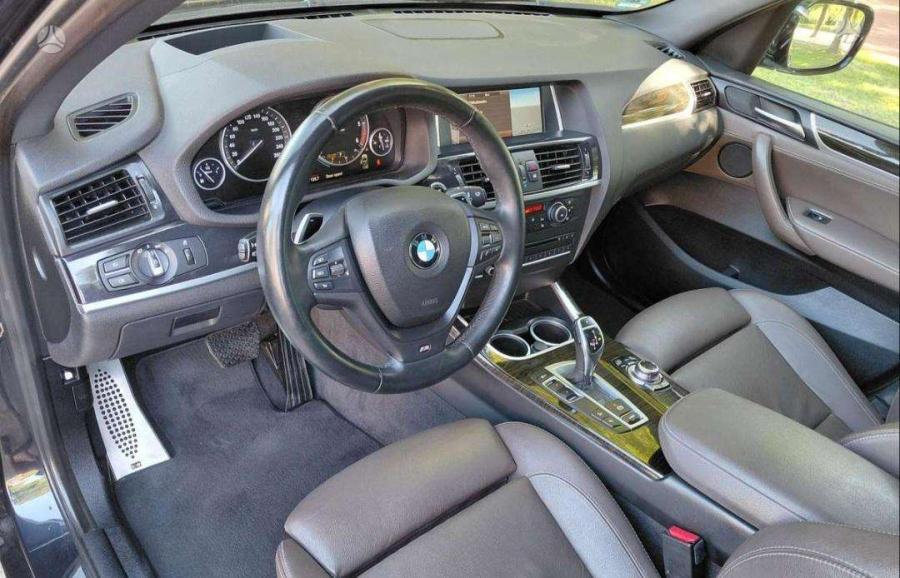 Melns BMW X3 2011 Vilkaviškis, ar dzinēja tilpumu 2.99 L un nobraukumu 198 tūkst. km par 9800 €, foto 19 vietnē AUTOMOTO.COM.LV