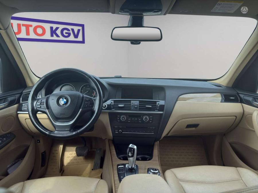 Black BMW X3 2011 in Kaunas, with an engine capacity of 3.00 L and mileage of 379 thousand km for 10699 €, photo 13 on AUTOMOTO.COM.LV