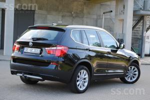 Black BMW X3 2011 in Riga, with an engine capacity of 2.00 L and mileage of 240 thousand km for 10590 €, photo 3 on AUTOMOTO.COM.LV