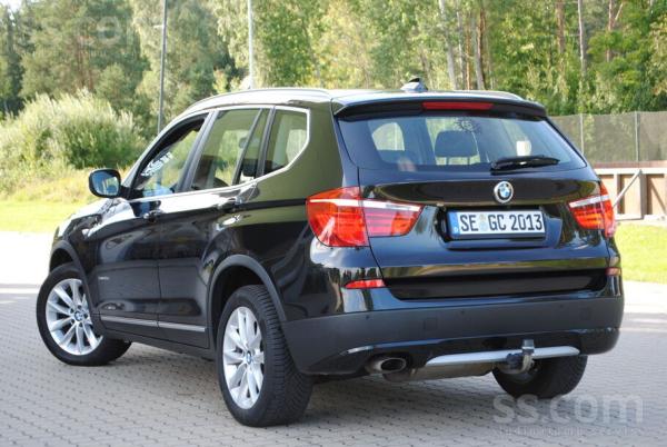 Melns BMW X3 2011 Rīga, ar dzinēja tilpumu 2.00 L un nobraukumu 240 tūkst. km par 10590 €, foto 3 vietnē AUTOMOTO.COM.LV