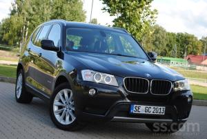 Black BMW X3 2011 in Riga, with an engine capacity of 2.00 L and mileage of 240 thousand km for 10590 €, photo 5 on AUTOMOTO.COM.LV