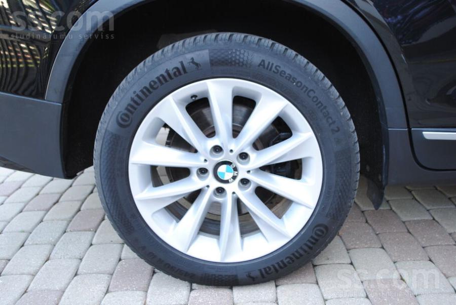 Black BMW X3 2011 in Riga, with an engine capacity of 2.00 L and mileage of 240 thousand km for 10590 €, photo 31 on AUTOMOTO.COM.LV