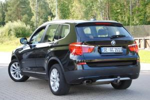 Black BMW X3 2011 in Riga, with an engine capacity of 2.00 L and mileage of 240 thousand km for 10590 €, photo 4 on AUTOMOTO.COM.LV