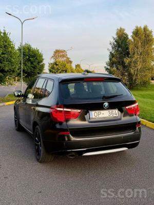 Black BMW X3 2011 in Riga, with an engine capacity of 2.00 L and mileage of 310 thousand km for 7800 €, photo  on AUTOMOTO.COM.LV