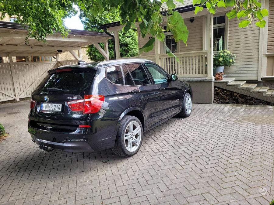 Melns BMW X3 2011 Šauļi, ar dzinēja tilpumu 2.00 L un nobraukumu 263 tūkst. km par 9650 €, foto 7 vietnē AUTOMOTO.COM.LV