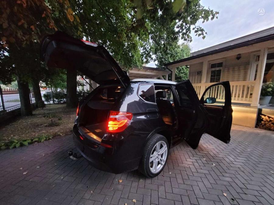 Melns BMW X3 2011 Šauļi, ar dzinēja tilpumu 2.00 L un nobraukumu 263 tūkst. km par 9650 €, foto 9 vietnē AUTOMOTO.COM.LV