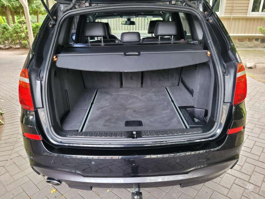 Melns BMW X3 2011 Šauļi, ar dzinēja tilpumu 2.00 L un nobraukumu 263 tūkst. km par 9650 €, foto 13 vietnē AUTOMOTO.COM.LV