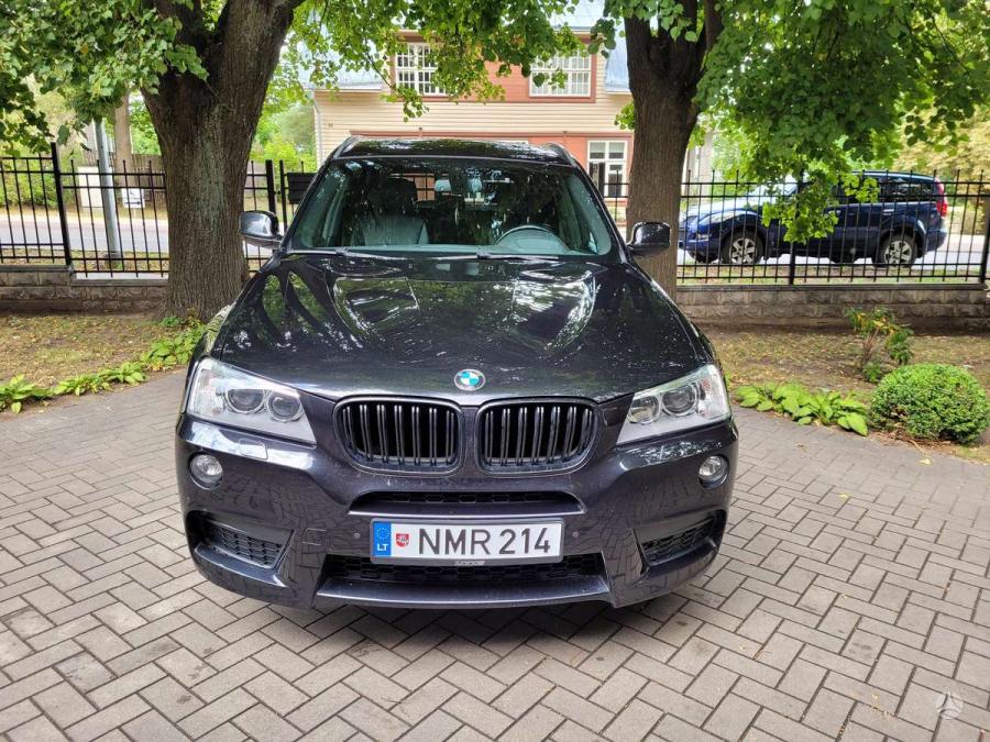 Melns BMW X3 2011 Šauļi, ar dzinēja tilpumu 2.00 L un nobraukumu 263 tūkst. km par 9650 €, foto 15 vietnē AUTOMOTO.COM.LV