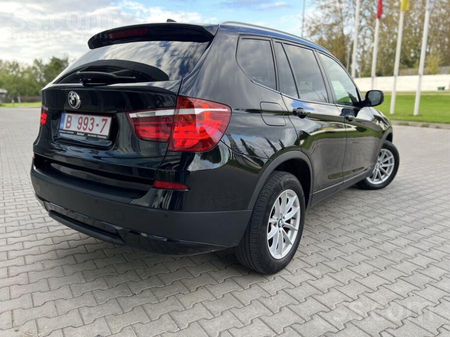 Black BMW X3 2011 in Jekabpils, with an engine capacity of 2.00 L and mileage of 226 thousand km for 9400 €, photo 3 on AUTOMOTO.COM.LV