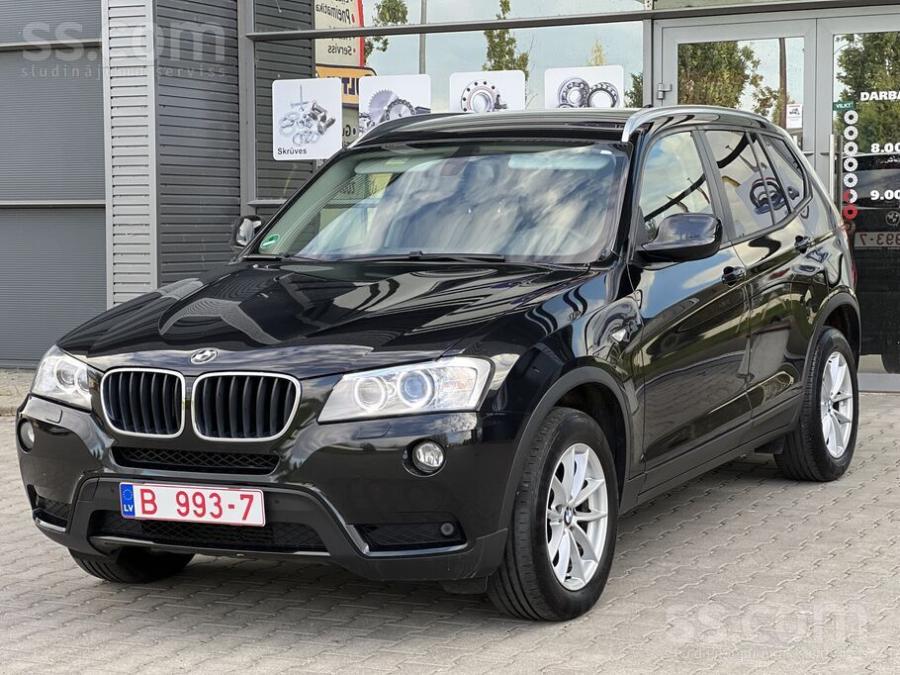 Black BMW X3 2011 in Jekabpils, with an engine capacity of 2.00 L and mileage of 226 thousand km for 9400 €, photo 4 on AUTOMOTO.COM.LV