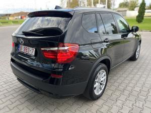 Black BMW X3 2011 in Jekabpils, with an engine capacity of 2.00 L and mileage of 226 thousand km for 9400 €, photo 7 on AUTOMOTO.COM.LV