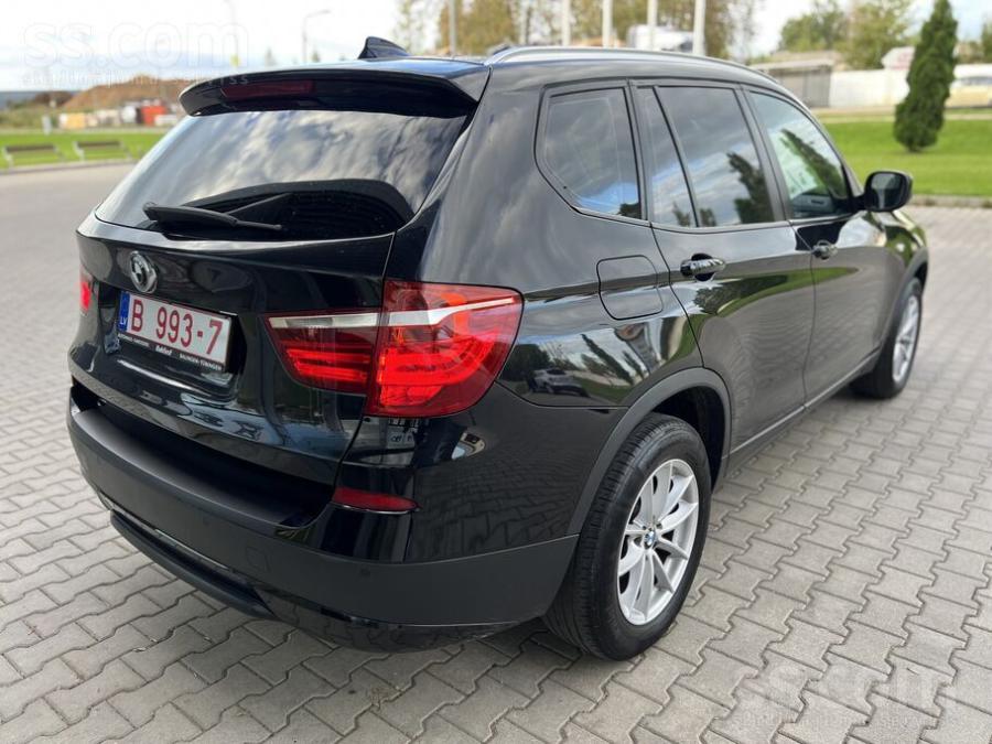 Black BMW X3 2011 in Jekabpils, with an engine capacity of 2.00 L and mileage of 226 thousand km for 9400 €, photo 7 on AUTOMOTO.COM.LV